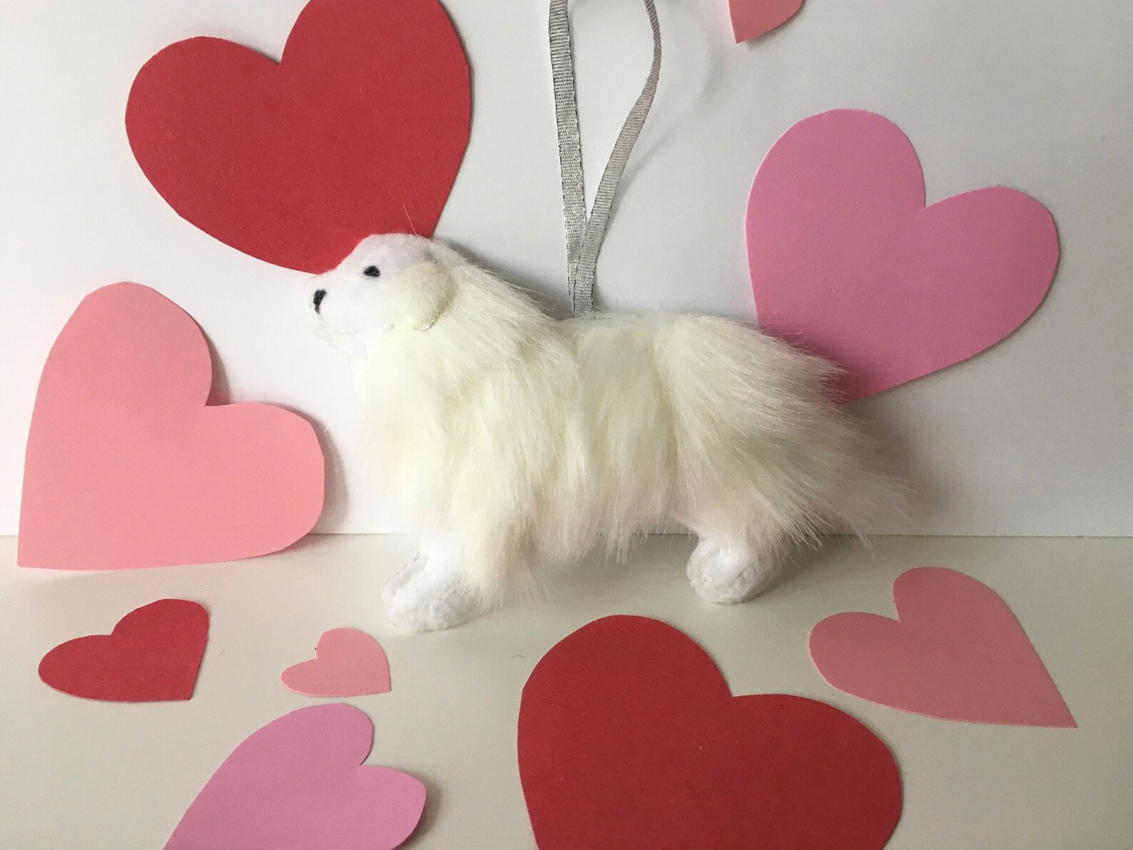 Great Pyrenees Ornament - Handmade Christmas Ornament - Felt Great ...