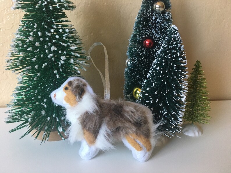 Red Merle Australian Shepherd Ornament Aussie Ornament - Etsy