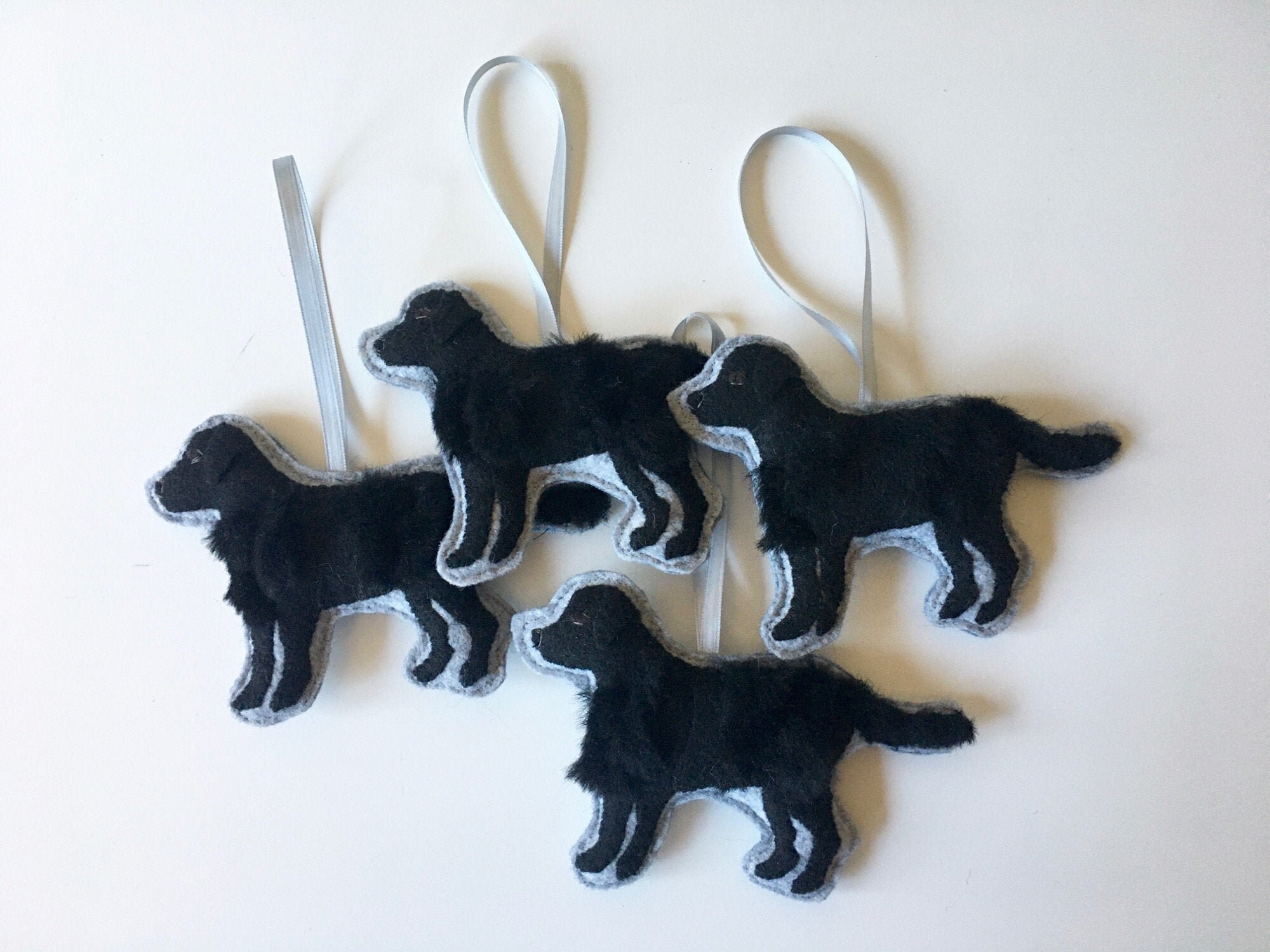 Black Lab Ornament Labrador Retriever Ornament Felt Black - Etsy