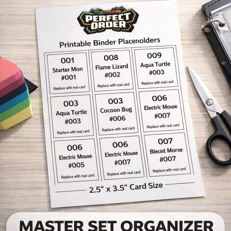 Perfect Order Binder - Etsy