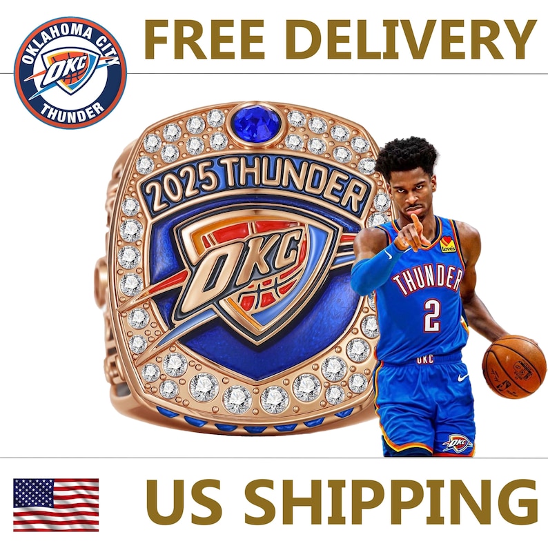 2025 Oklahoma City Thunder Championship Ring – Alexander #2 ...