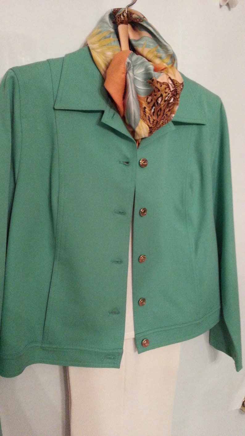 St. John Sport Fresh Green Jacket Gorgeous Spring Jacket From - Etsy