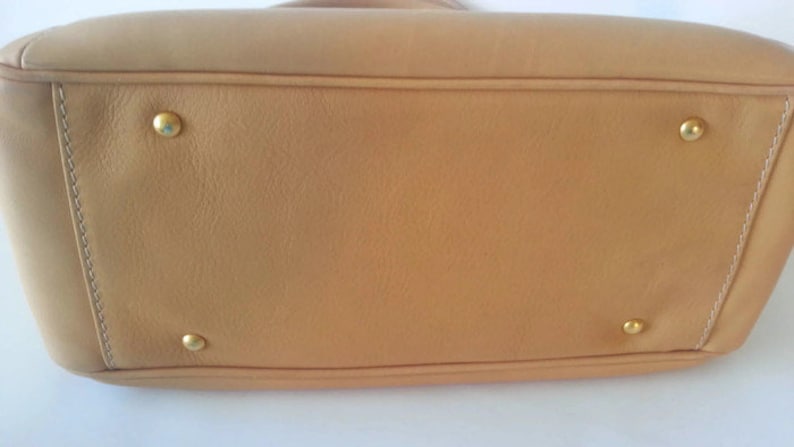 Sensational St John Knit Handbag Camel Leather Handbag From | Etsy