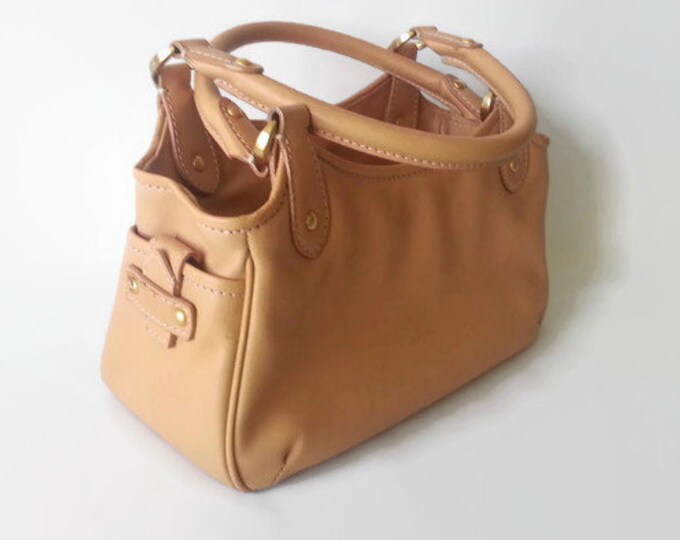 Sensational St John Knit Handbag Camel Leather Handbag From - Etsy