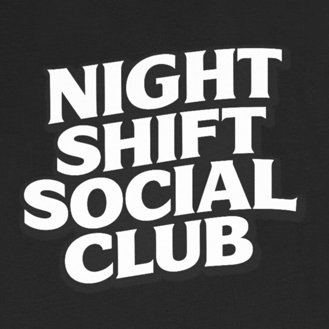 Night Shift Social Club Graphic Tee, Nurse EMS Firefighter Police Shirt ...