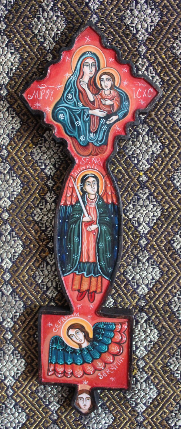 Mother of God, Jesus Christ, Archangel Gabriel, Seraph Ortodox ...