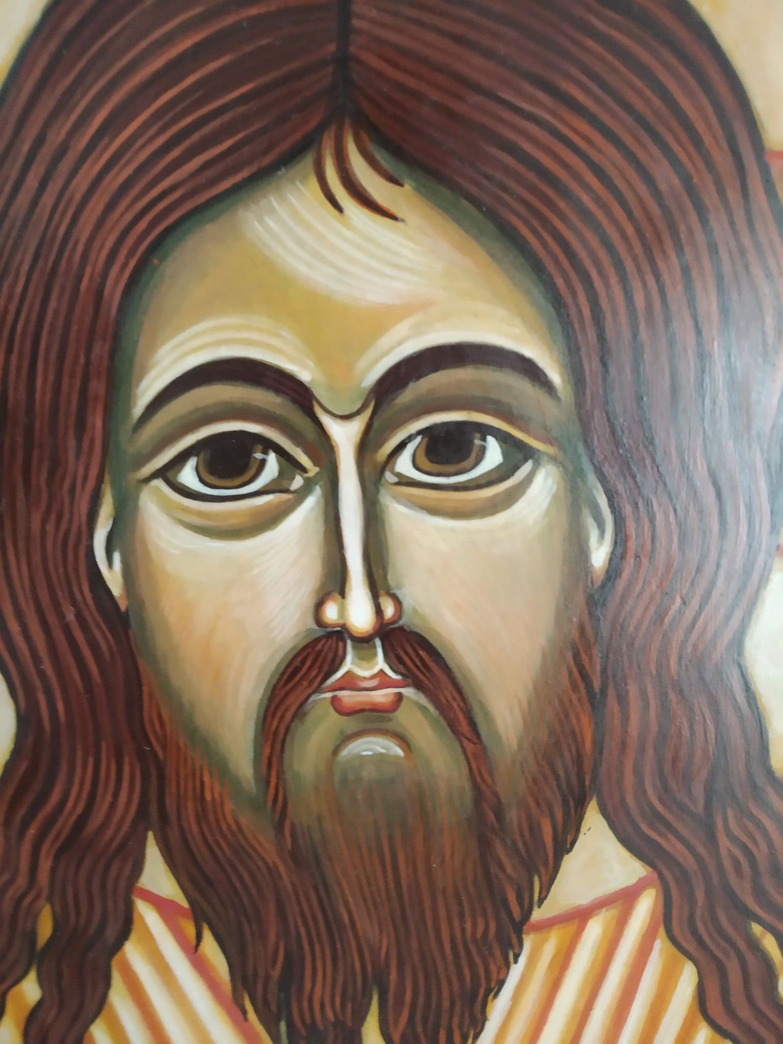 Mandylion the Holy Face Jesus Christ Orthodox Icon Handmade Painting ...