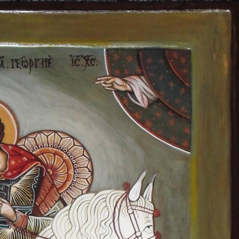 Saint George. Byzantine Icon Handmade Painted. Made Only on Demand. - Etsy