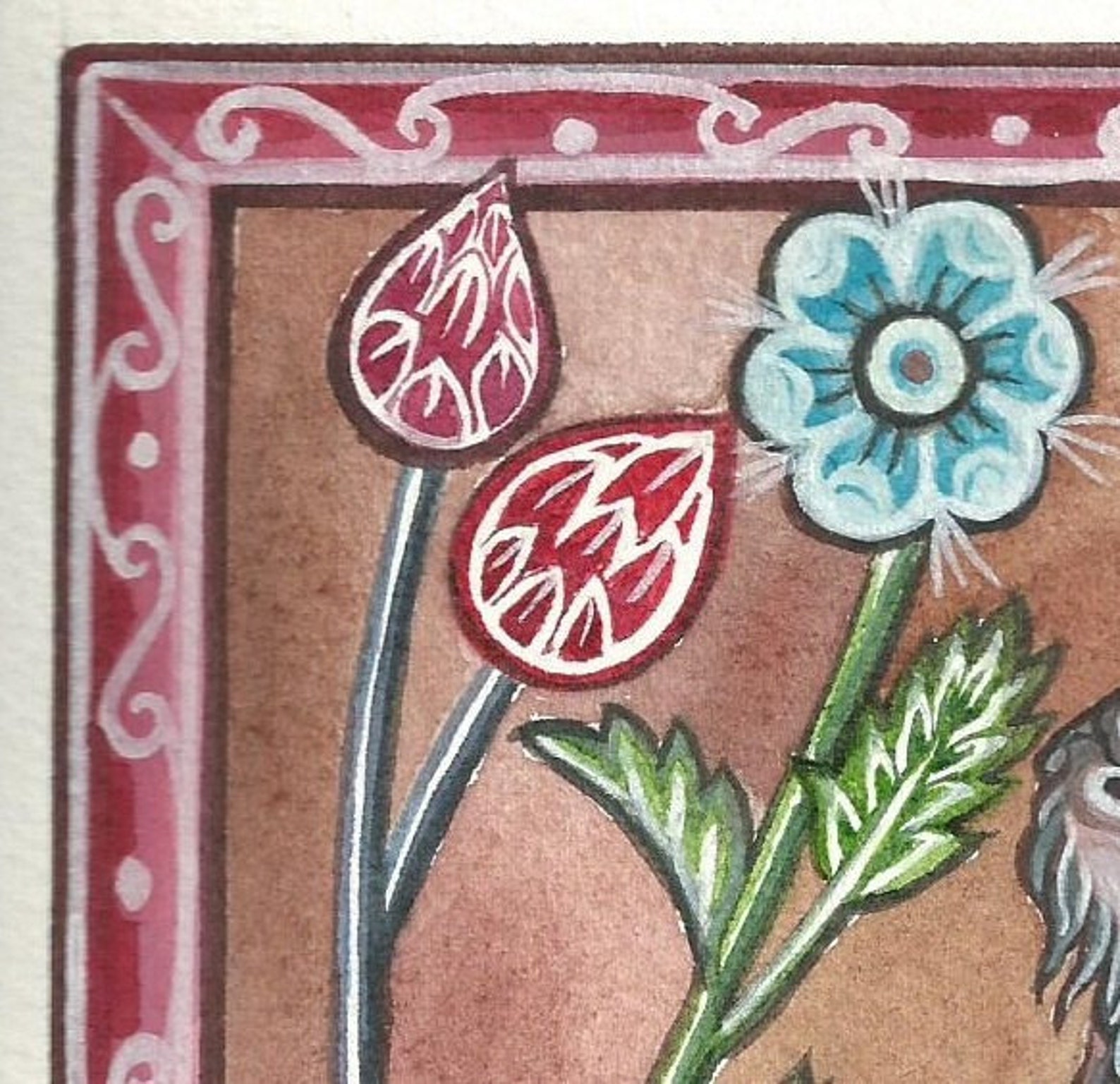 Medieval Devil. Original Hand Painting. - Etsy