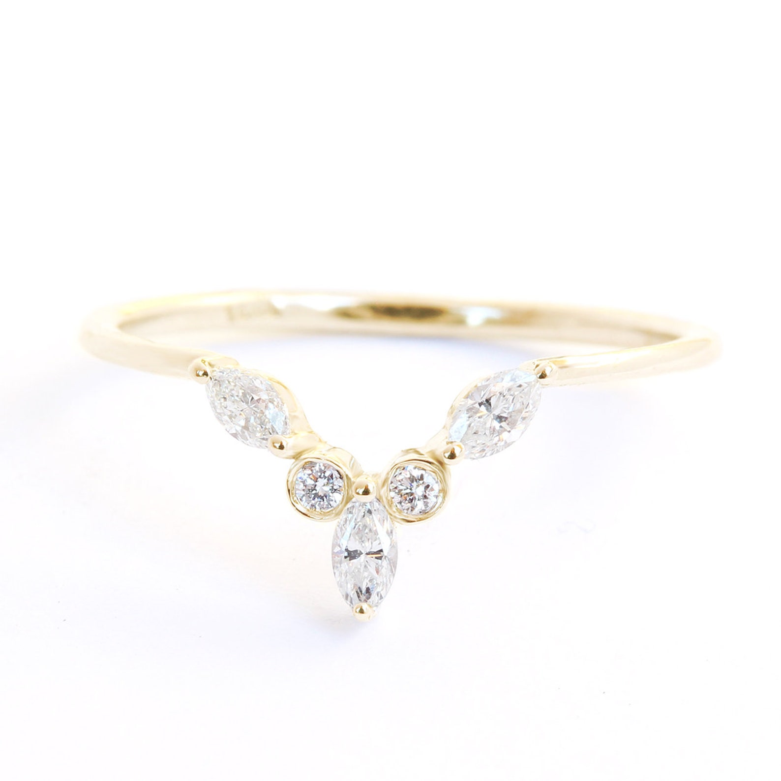 Square Princess Cut Diamond Unique Engagement Ring Set - Etsy