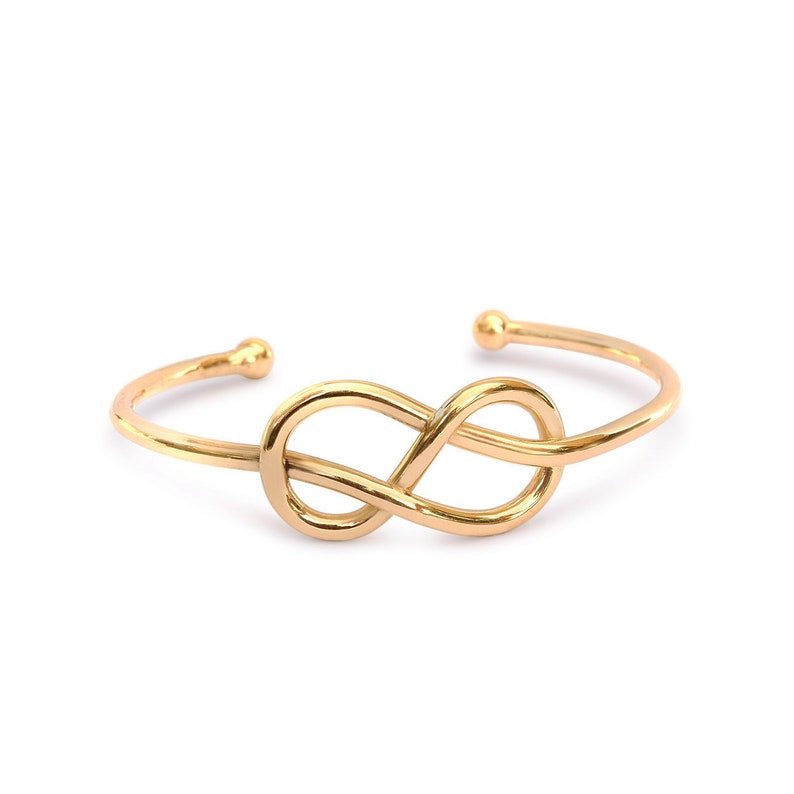 Infinity Bangle Bracelet Knot Gold Cuff Bangle Diamond Cuff - Etsy
