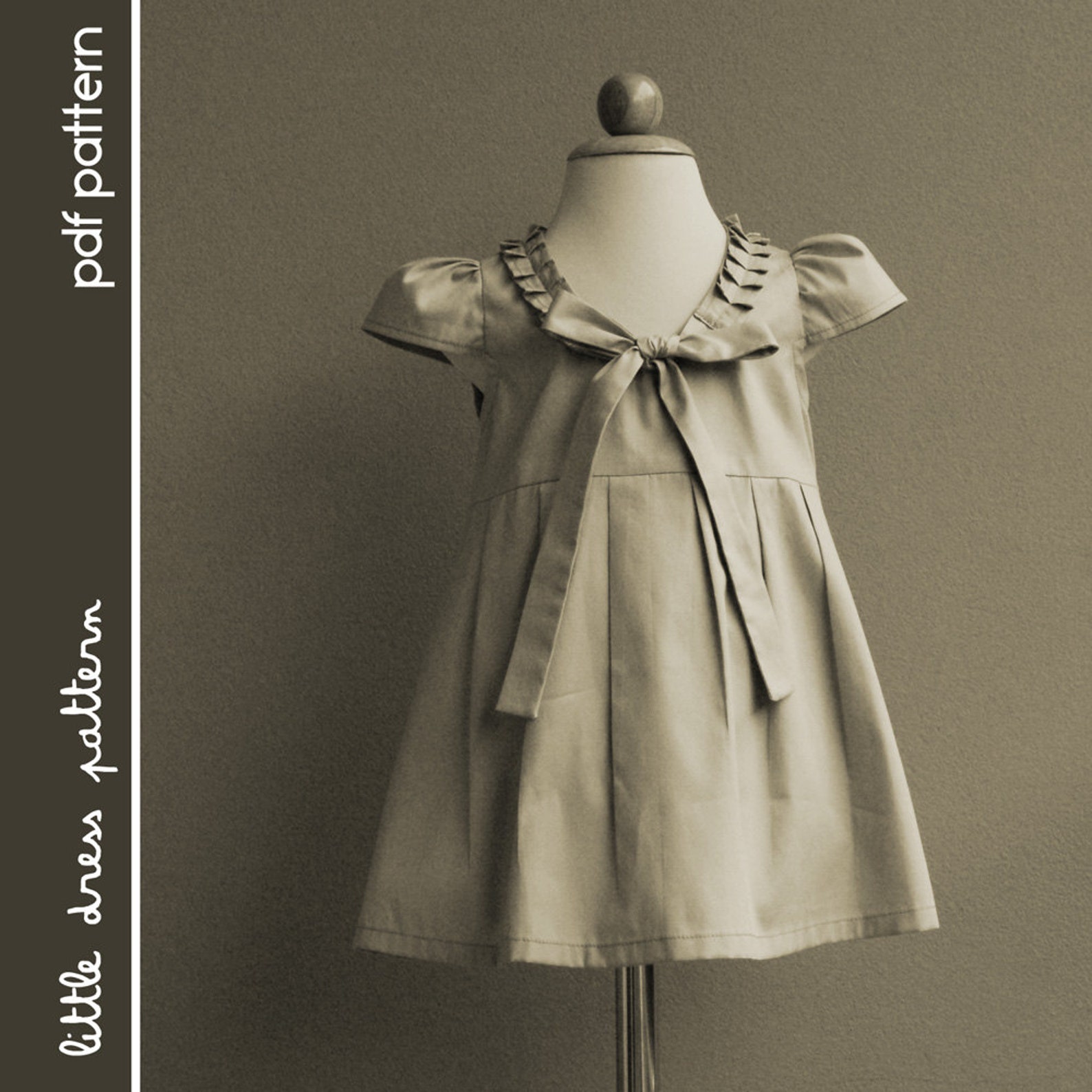 Stella Dress PDF Pattern Size 12 Months to 8 Years Old and - Etsy