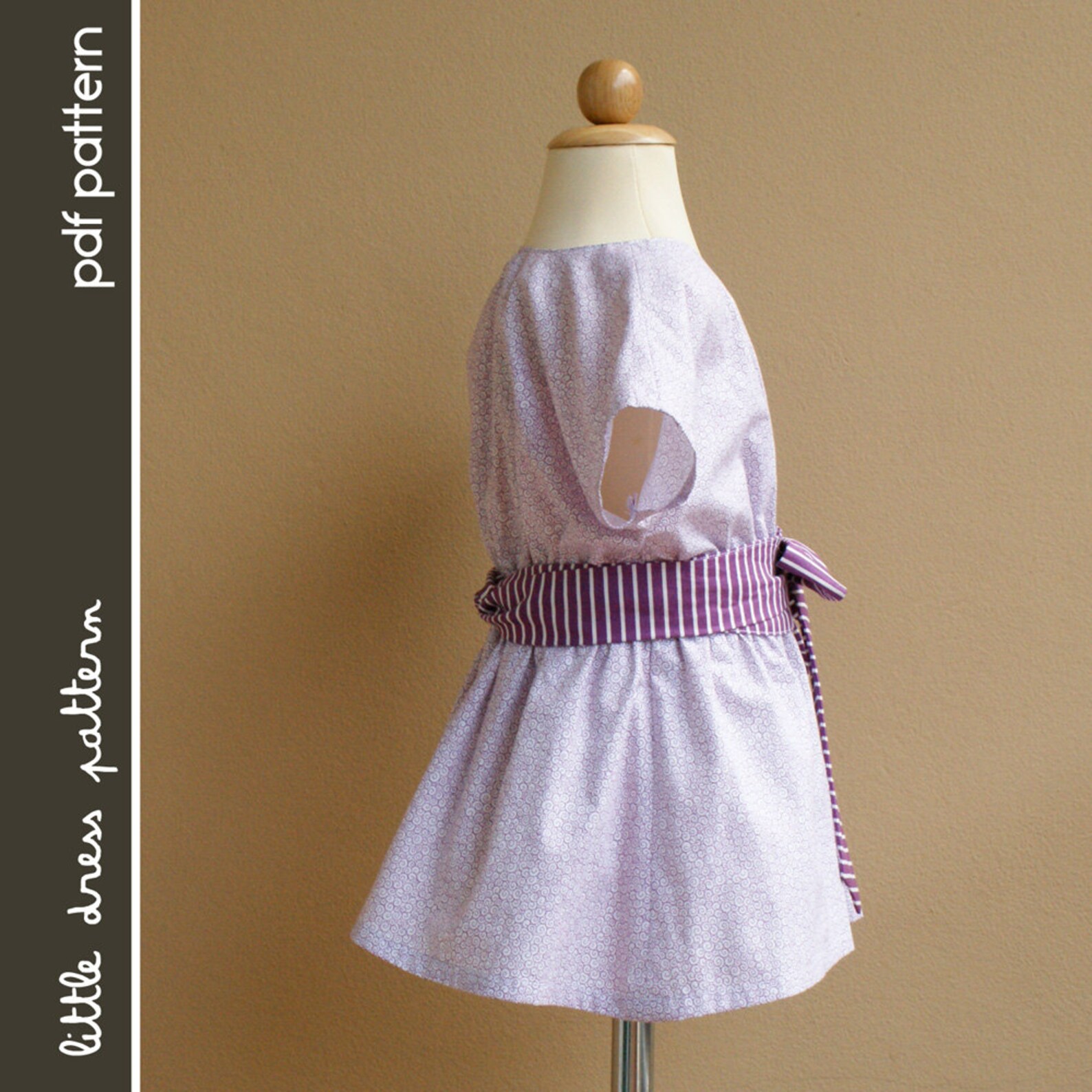 Kimono Dress - PDF Pattern - Size 12 Months to 8 Years Old and Tutorial ...