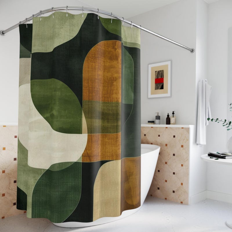 Modern Shower Curtains - Etsy