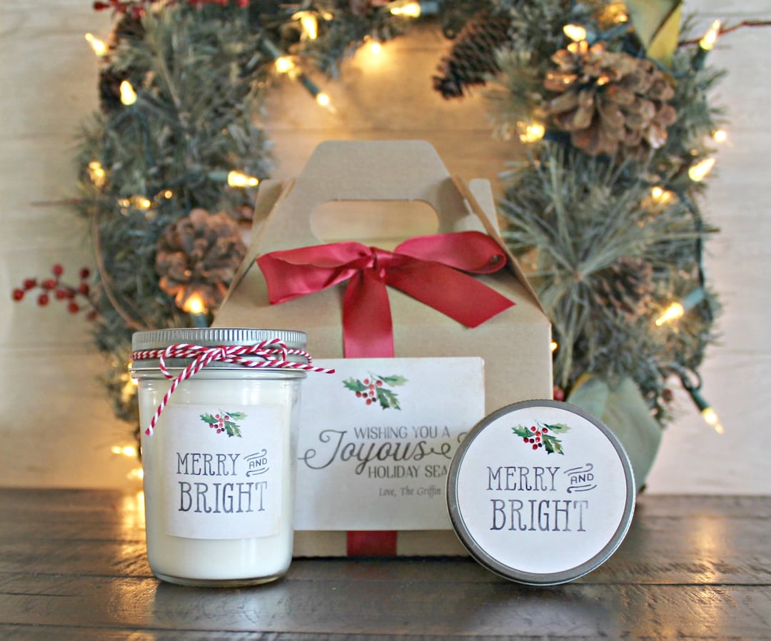 Christmas Gift Box / Christmas Candle / Spa Gift Set / Christmas Gift ...