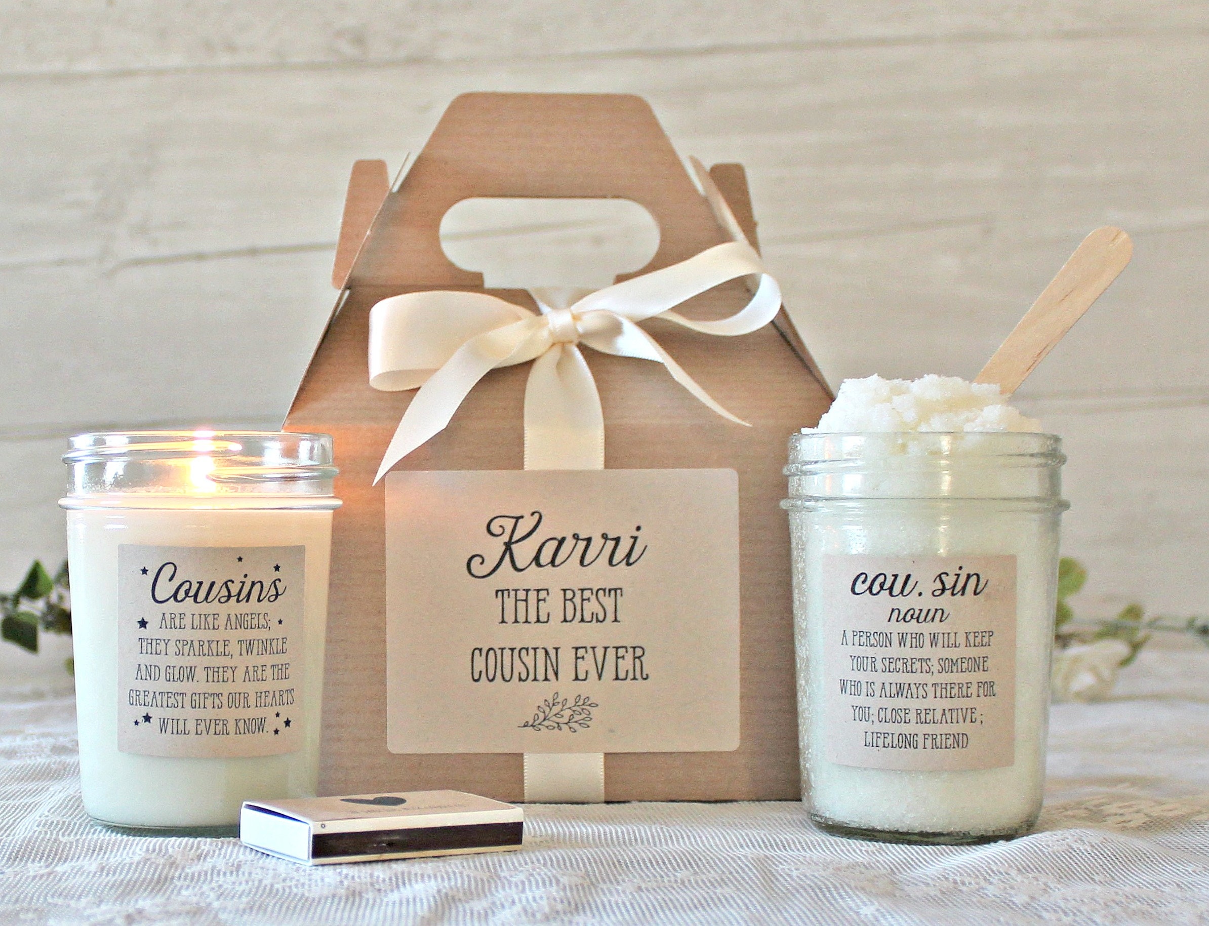 Gift for Cousin / Personalized Cousin Gift Box / Best Cousin Ever Gift ...