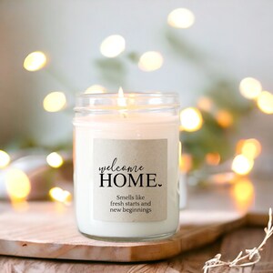 Welcome Home Candle / Smells Like Fresh Starts and New Beginnings / New ...