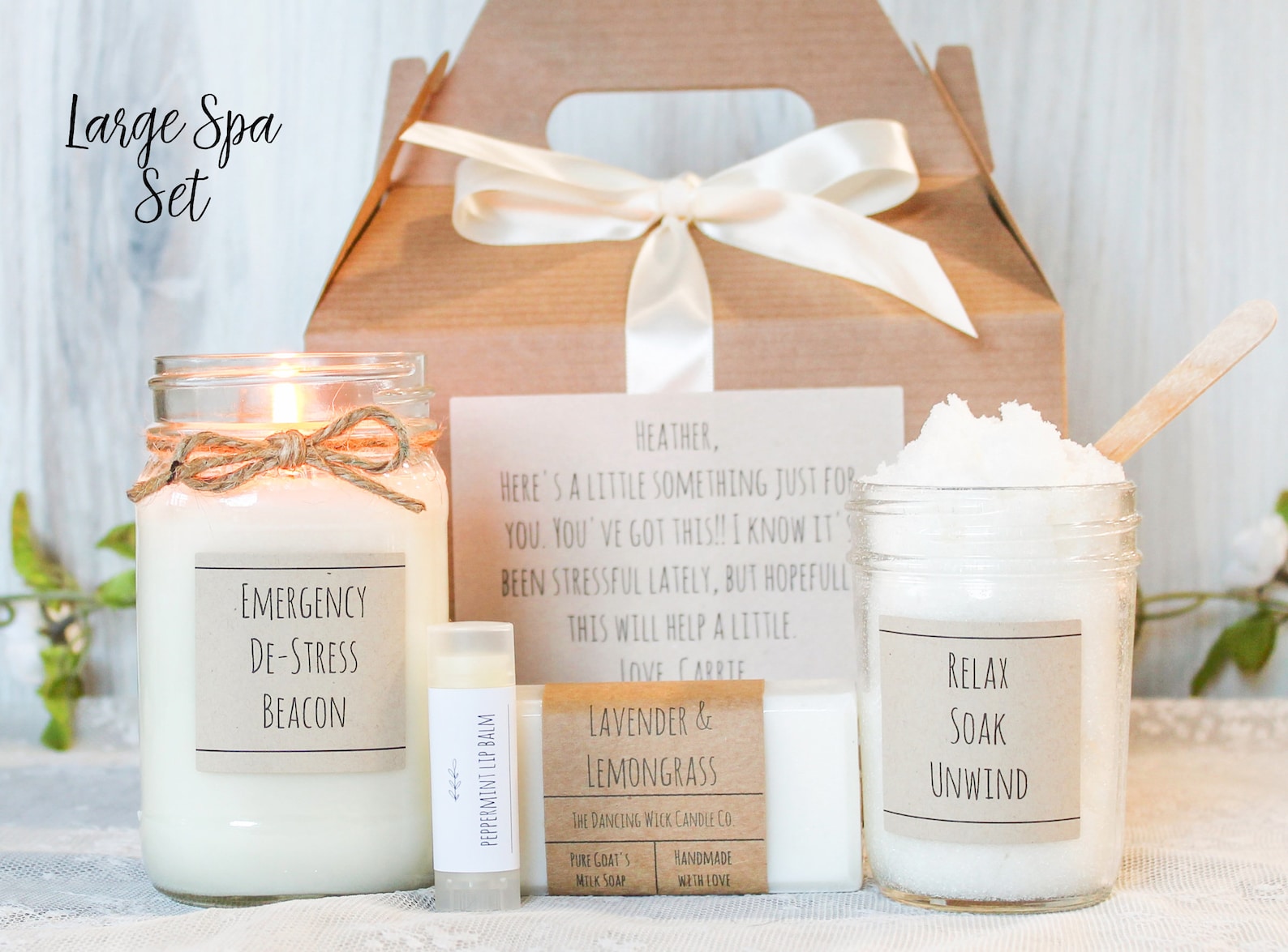 Stress Relief Care Package / Relaxation Self Care Gift Box for Friend ...