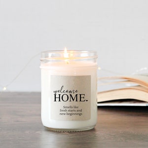 Welcome Home Candle / Smells Like Fresh Starts and New Beginnings / New ...