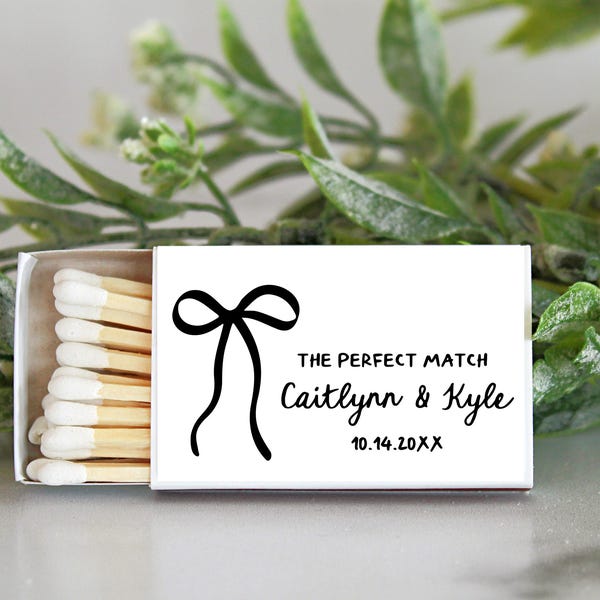 Match Box Wedding Favors - Etsy