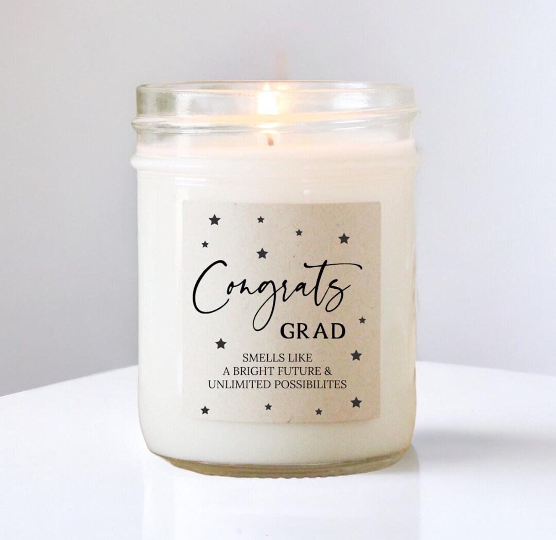 Graduation Gift Candle / Smells Like a Bright Future & Unlimited ...