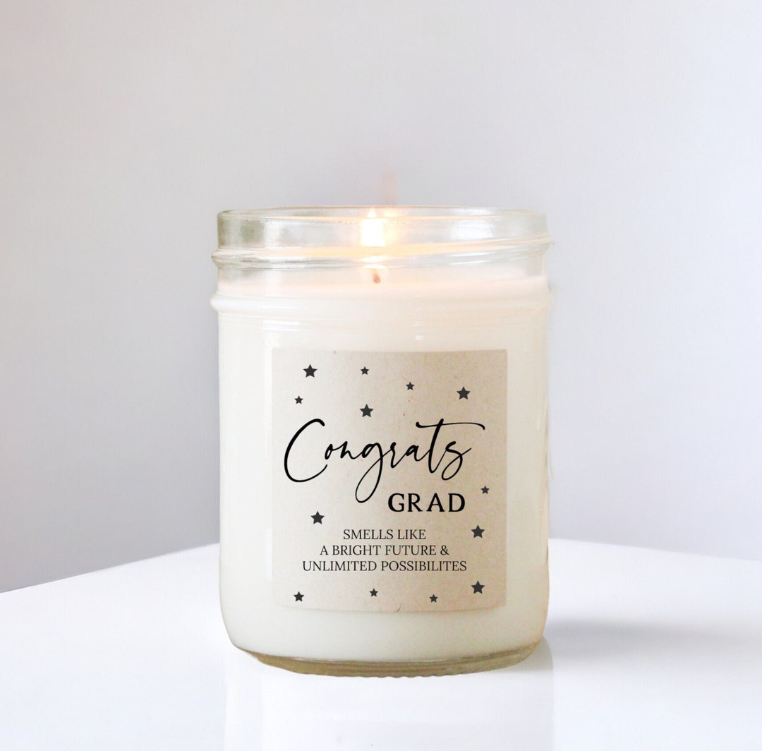 Graduation Gift Candle / Smells Like a Bright Future & Unlimited ...