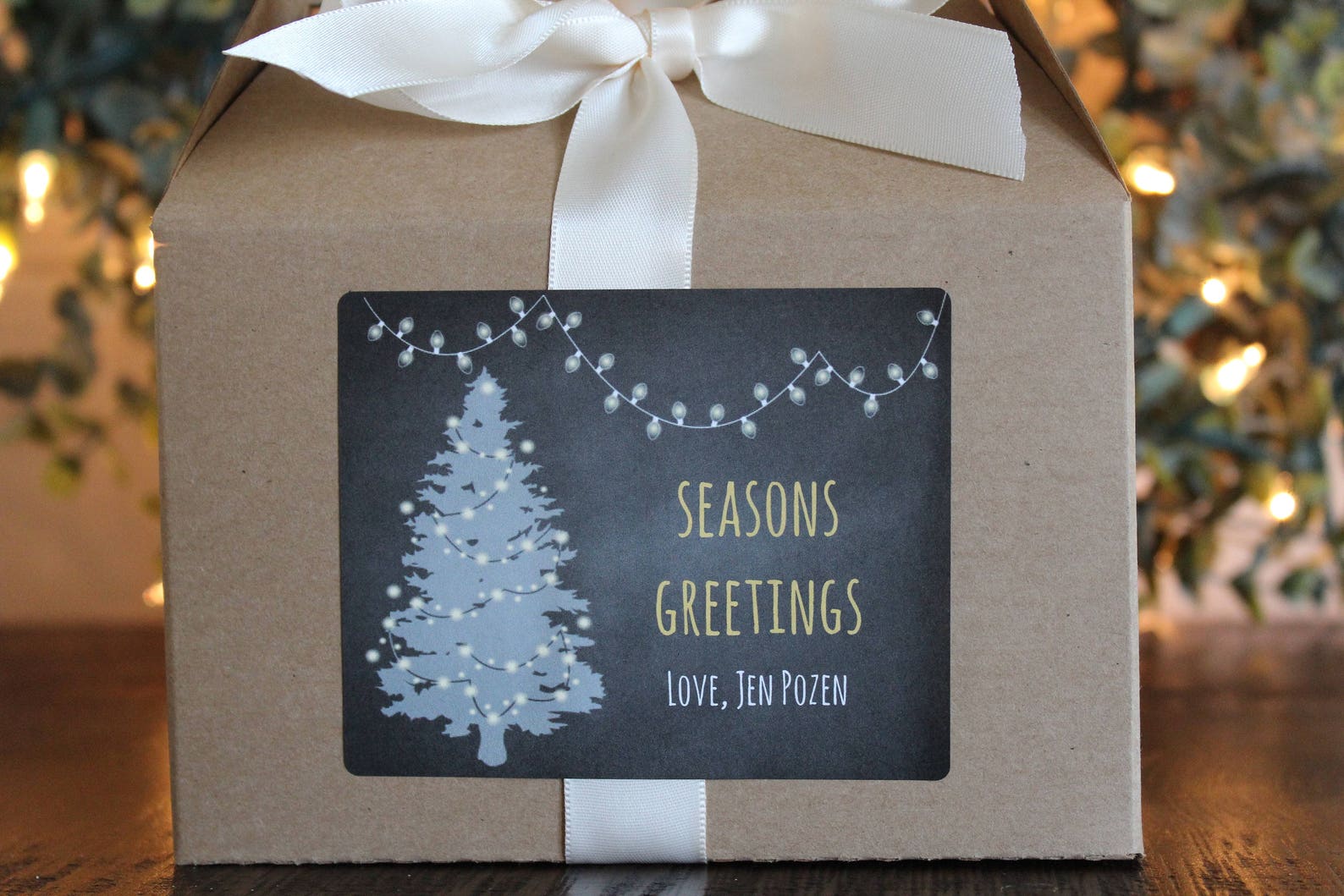 Christmas Tree Candle / May Your Days Be Merry and Bright / Holiday ...