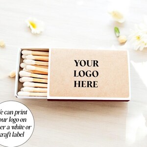 Bulk Logo Match Boxes / Custom Brand Design / Personalized Matches ...