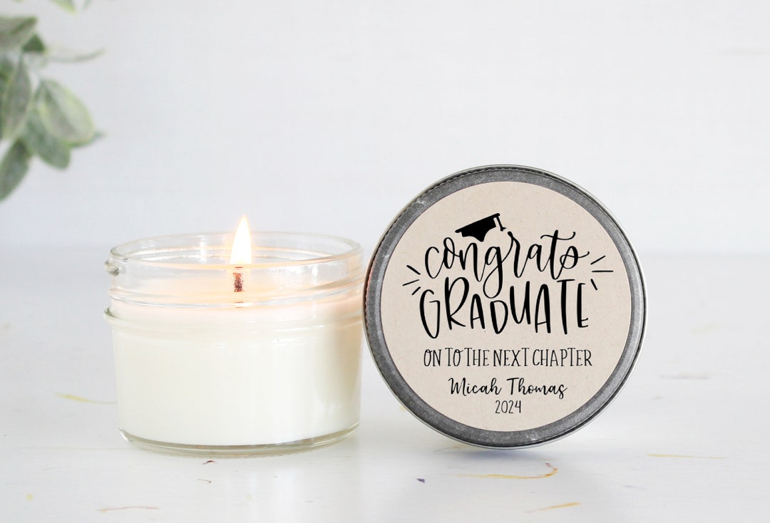Congrats Graduate Onto the Next Chapter / Candle Favors / Graduation ...
