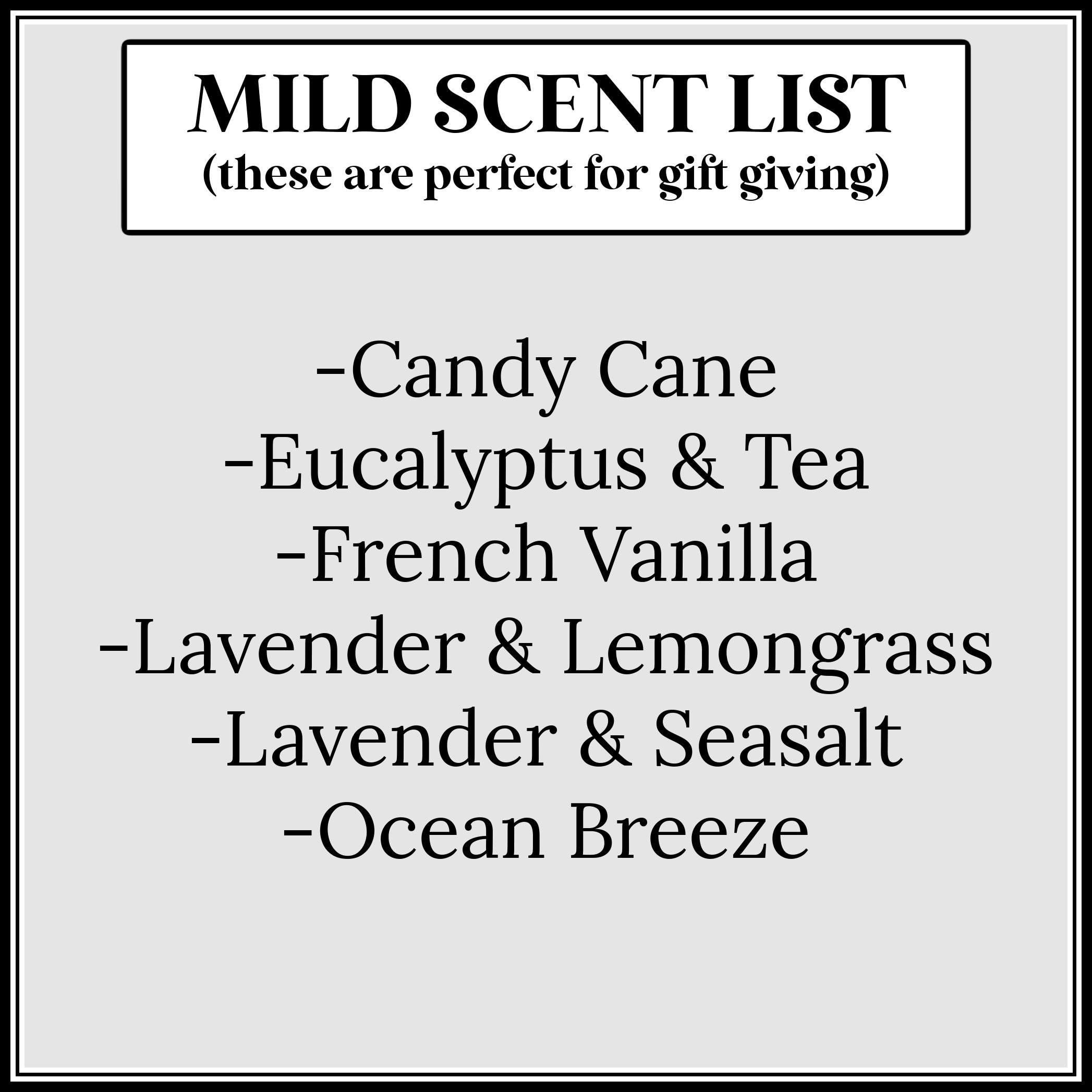 Scent Description List / Not Intended for Purchase / for Informational ...