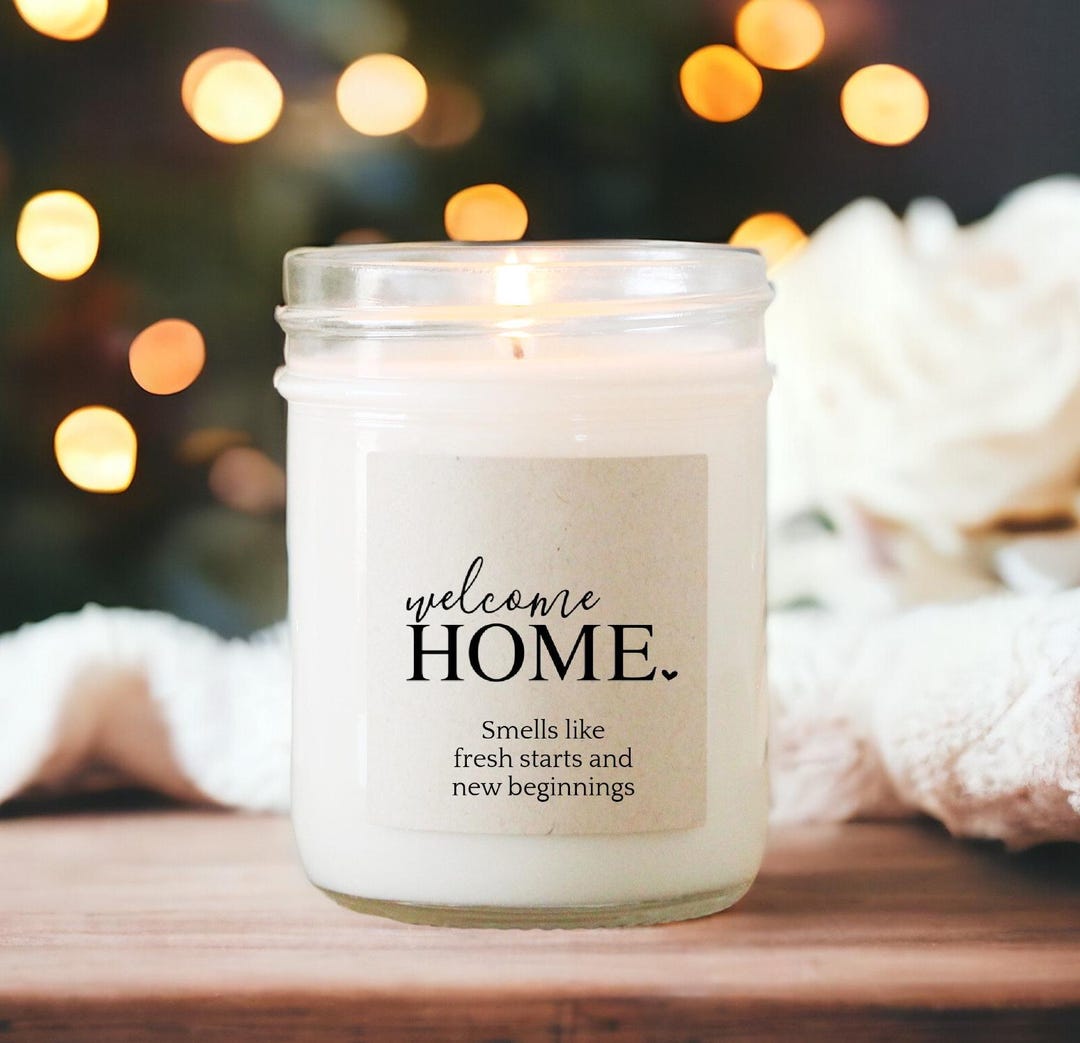 Welcome Home Candle / Smells Like Fresh Starts and New Beginnings / New ...