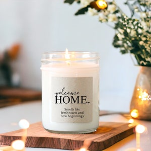 Welcome Home Candle / Smells Like Fresh Starts and New Beginnings / New ...