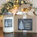 Christmas Tree Candle / May Your Days Be Merry and Bright / Holiday ...