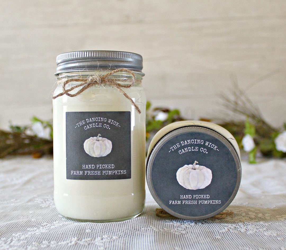 Fall Candle / Fall Decor / Rustic Decor / Farmhouse Decor Pure Soy ...