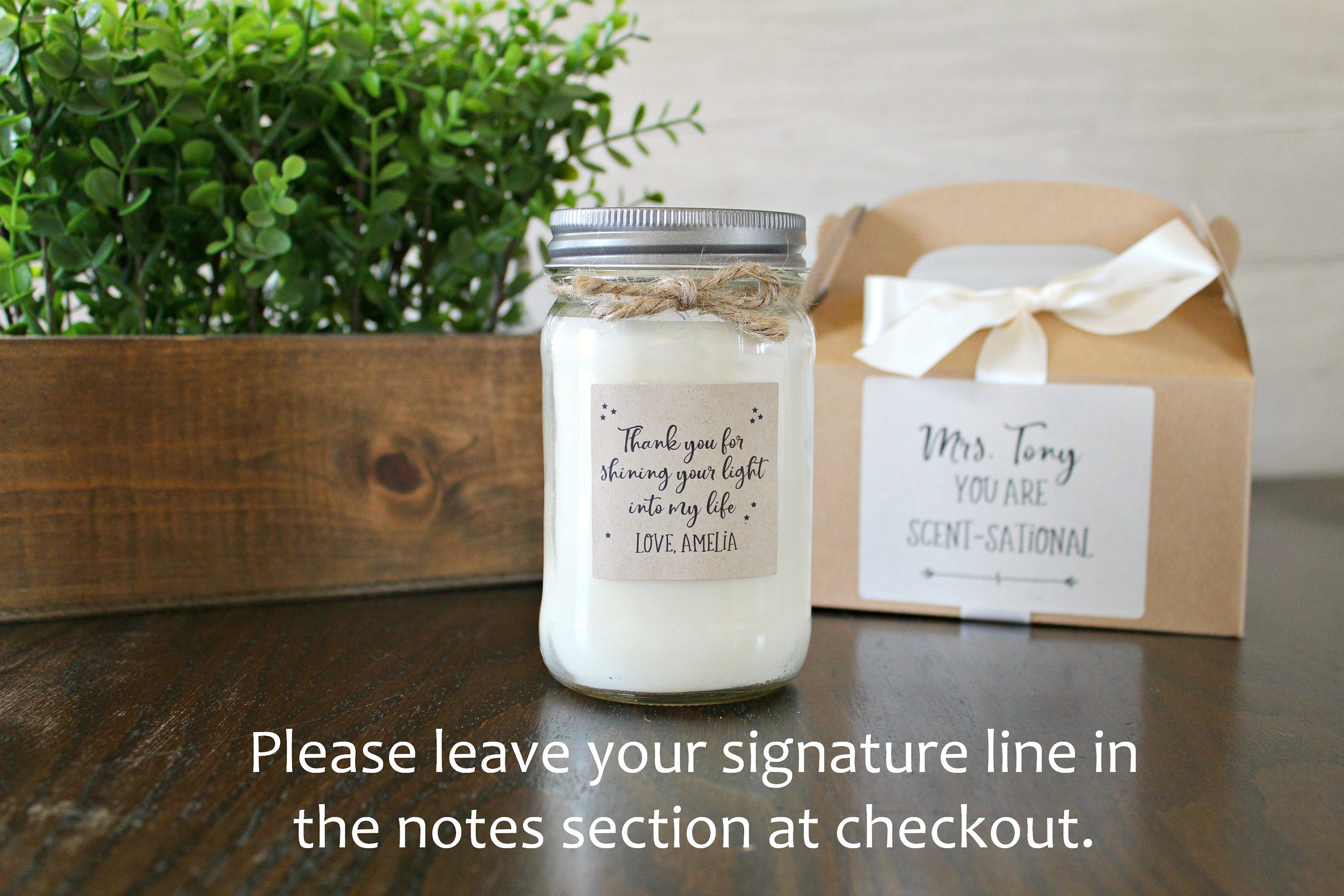 Thank you for shining your light in my life / 16 oz. | Etsy