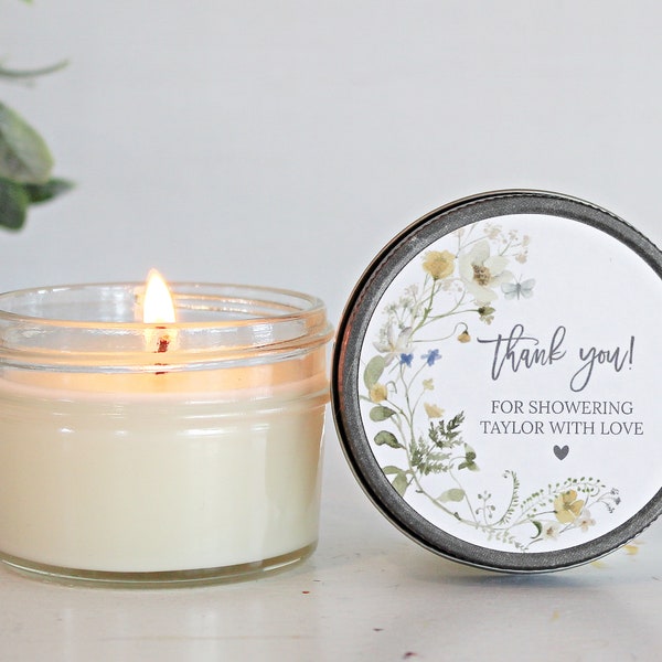 Bridal Shower Favors Candles Etsy