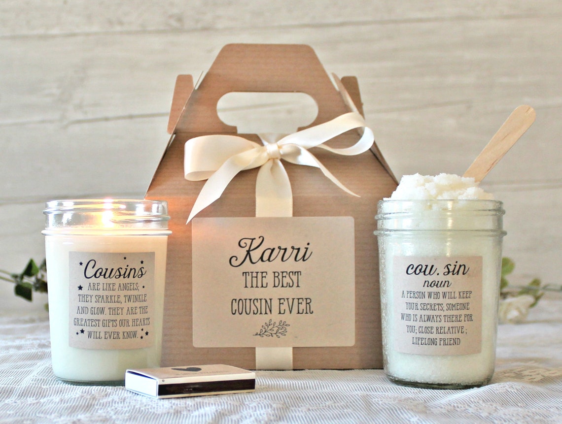 Gift for Cousin / Personalized Cousin Gift Box / Best Cousin Ever Gift ...