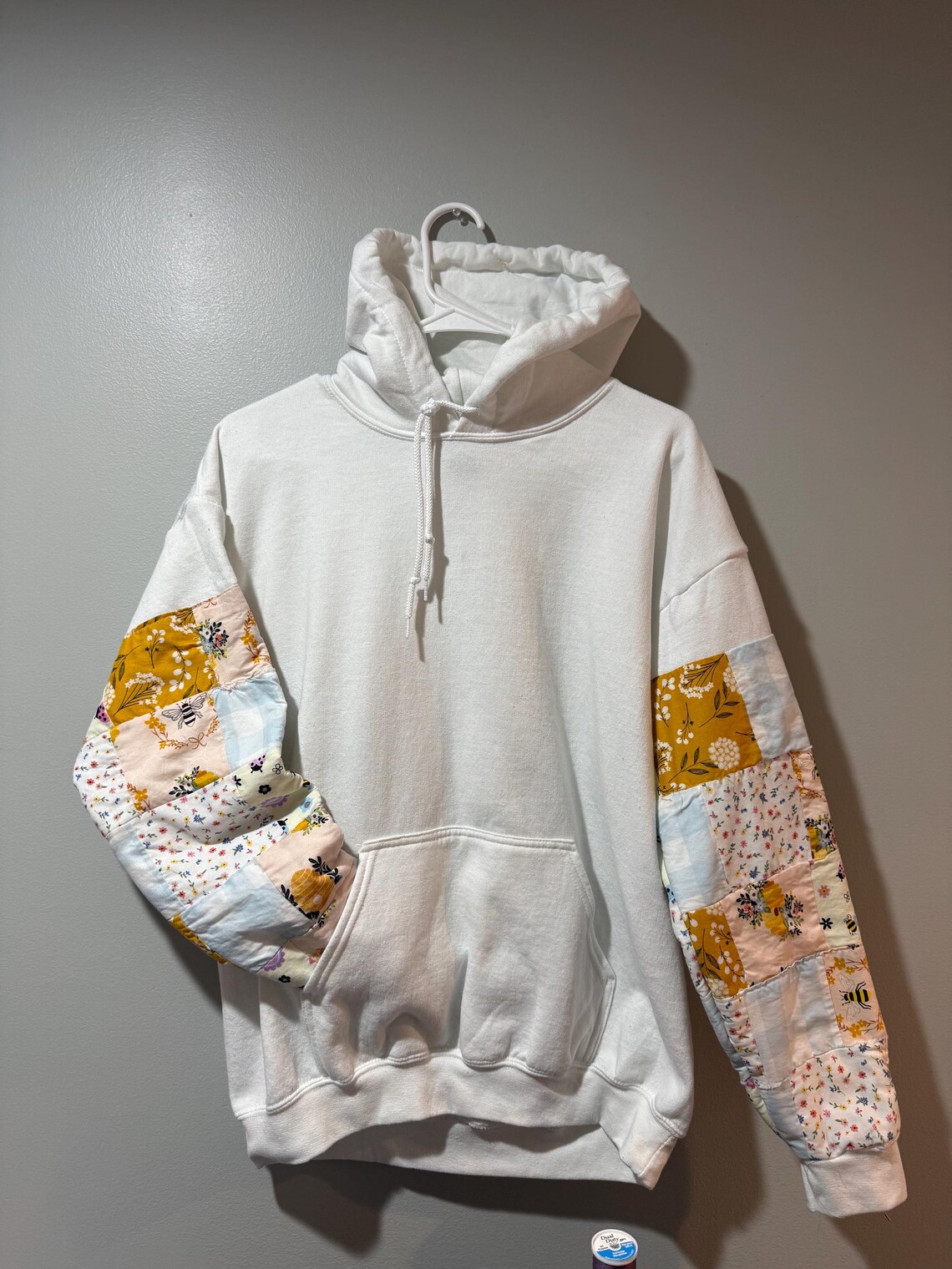 Handmade Patchwork Sleeve Hoodie: Cozy Quilted Patterned Design - Etsy