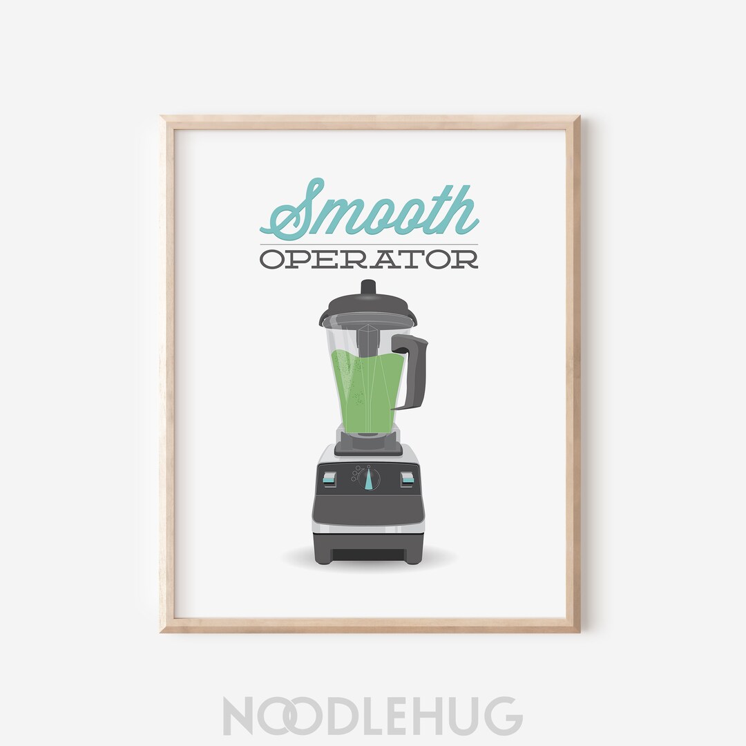 Blender Green Drink Kitchen Digital Printable / Operator / Aqua Food ...