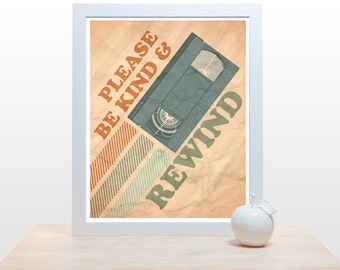 Personalised Retro Video Tape Stack Print / Poster Add Your - Etsy