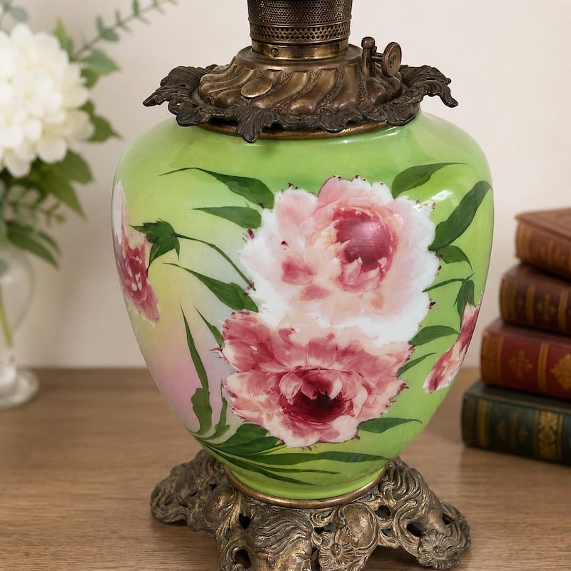 Victorian Cottage Lamp - Etsy