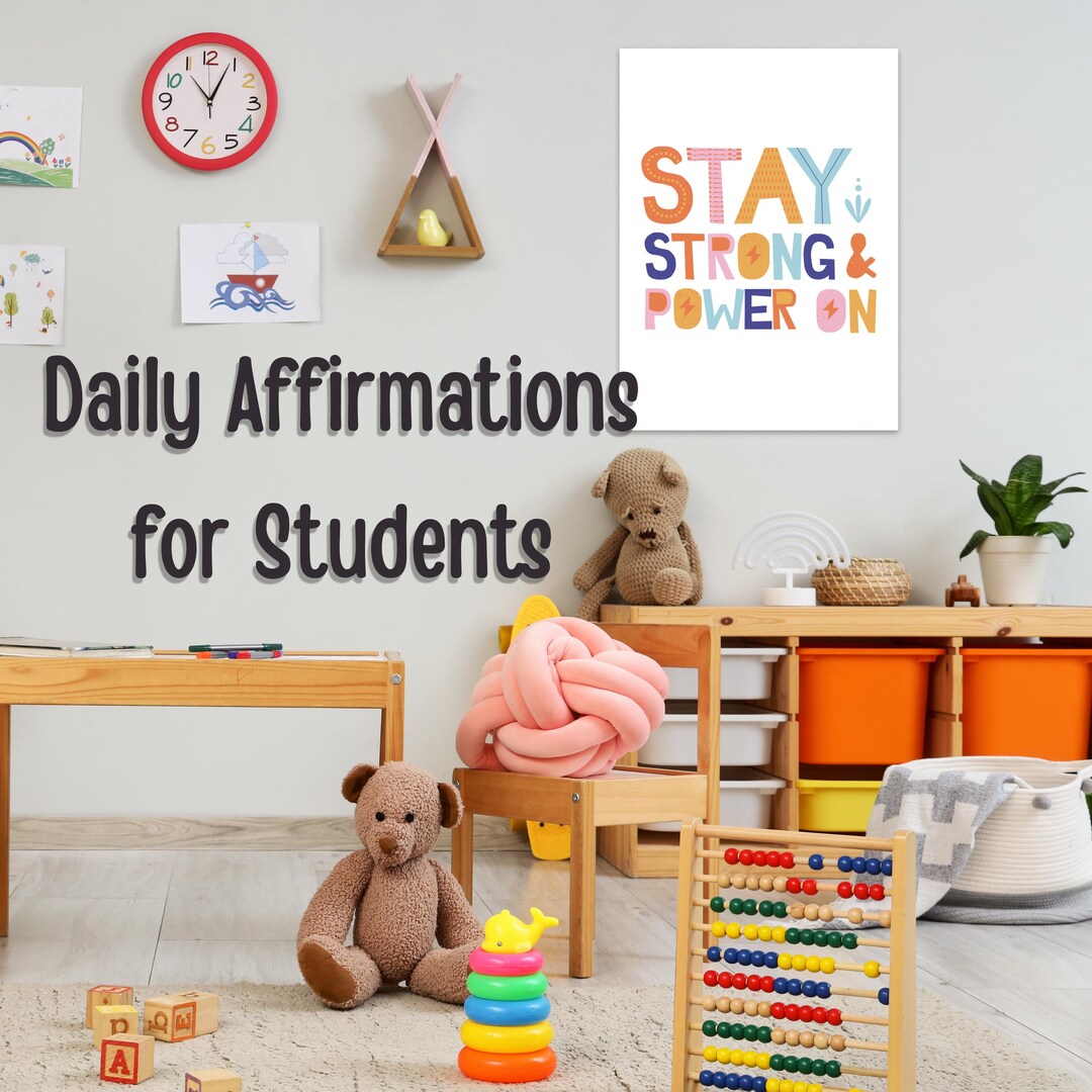 Classroom Affirmation Posters for Kids | Preschool & Kindergarten ...