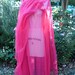 50s/60s Vintage Negligee Night Gown, Fuchsia Pin up Bombshell Lingerie ...