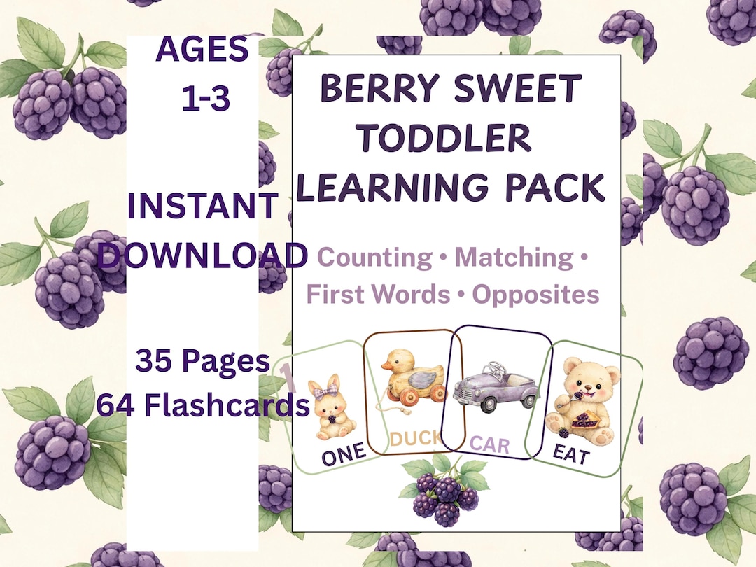 Preschool Learning Activity Cards Printable Bundle | Toddler ...