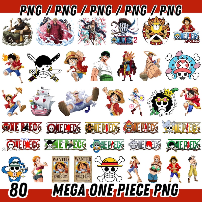 One Piece Stickers - Etsy