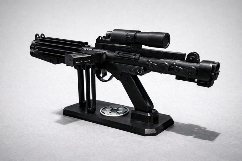3D Printed Sci-fi Blaster Prop Replica – Futuristic Cosplay Display ...