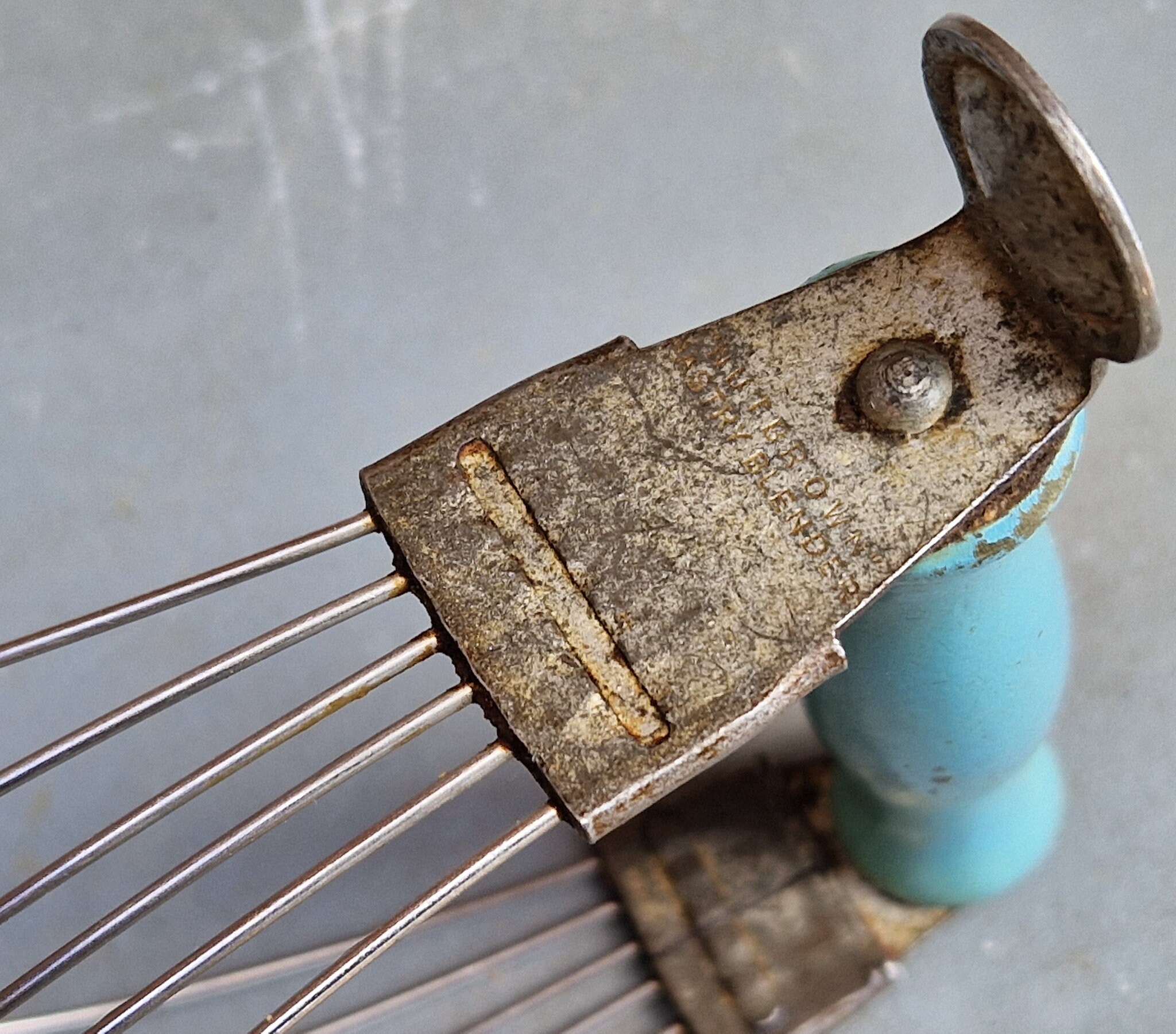 Antique Vintage Pastry Cutter | Cute Shabby Chic Kitchen Decor | Blue ...