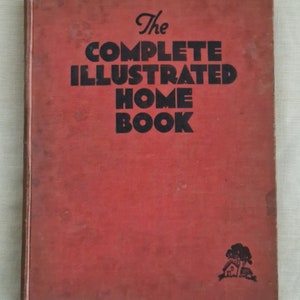 The Complete Illustrated Home Book Vintage Hardback Book - Etsy