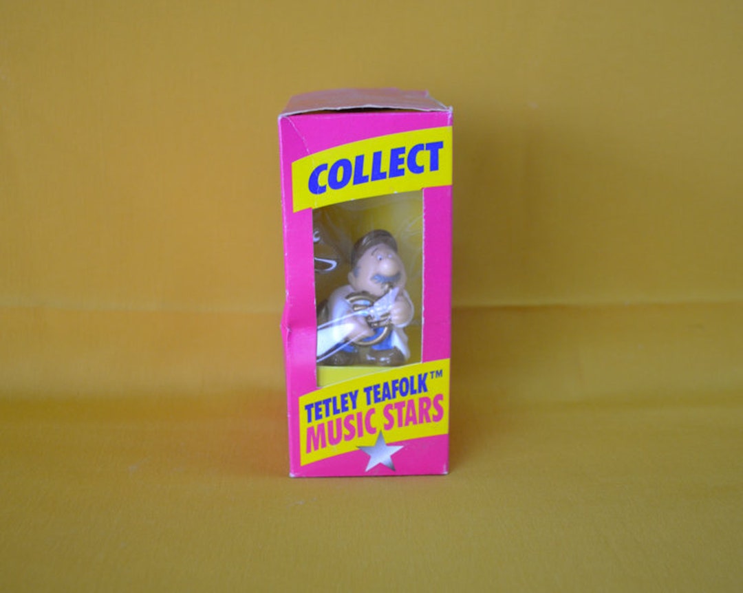 Vintage Tetley Tea Folk Figure in Original Box, Tetley Character Gordon ...