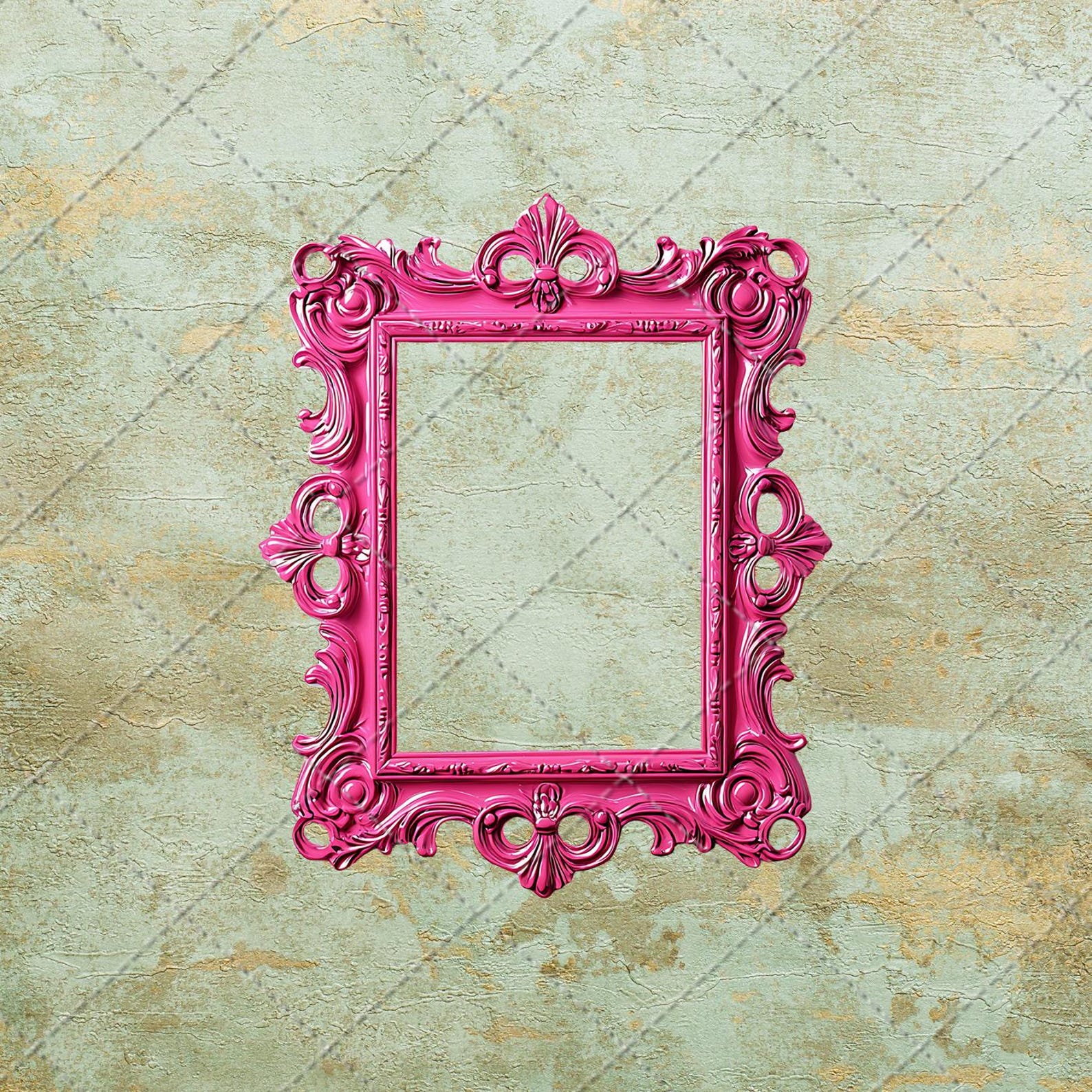 Pink Rococo Frames Clipart - Antique Baroque Vintage Clip Art Graphics ...